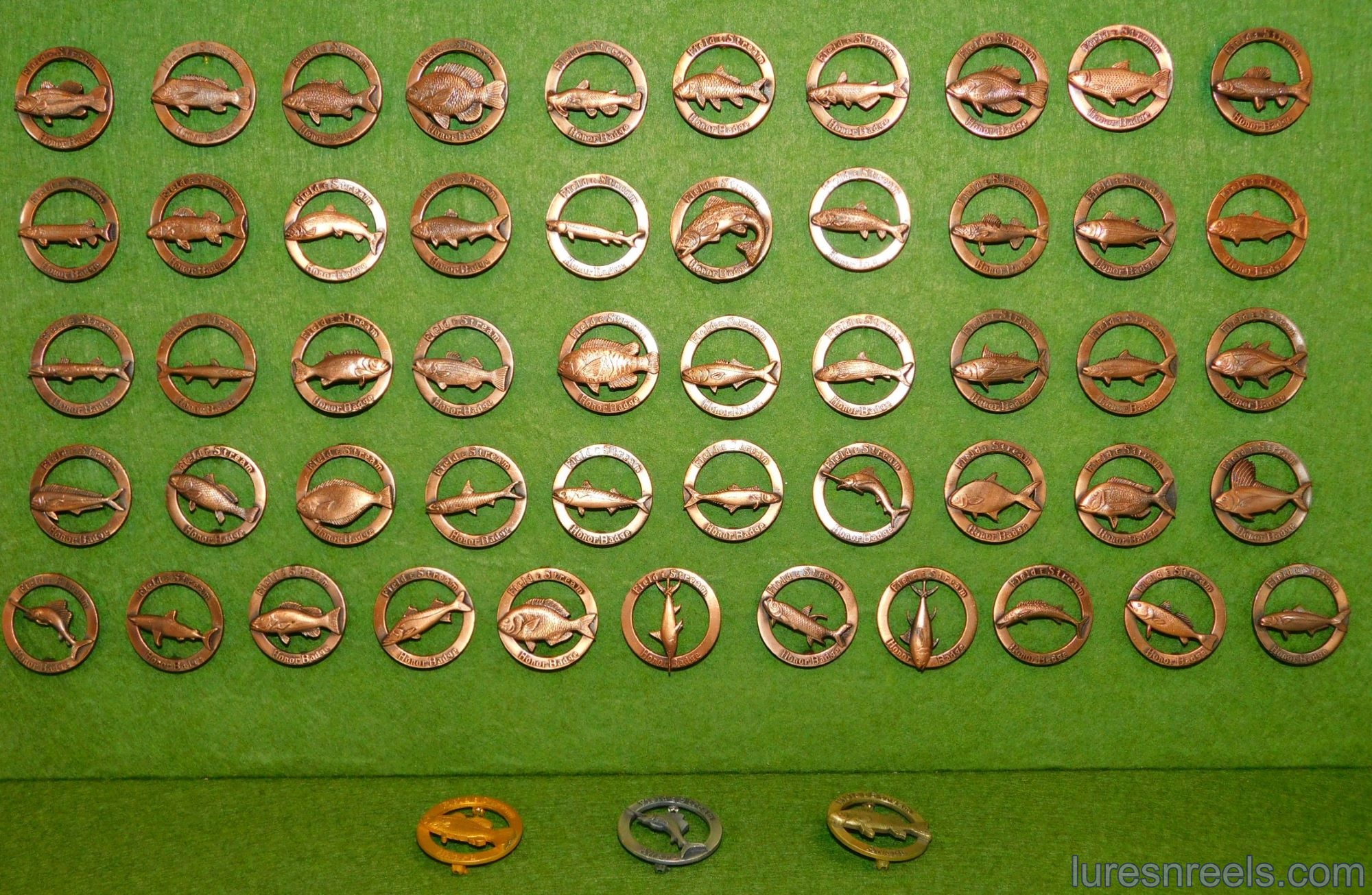 Field & Stream Award Pins and Honor Badges